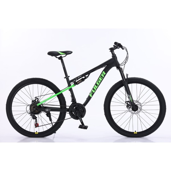 Bicicleta MTB 26 inch verde sau 24 inch Fulger, 21 viteze - abis